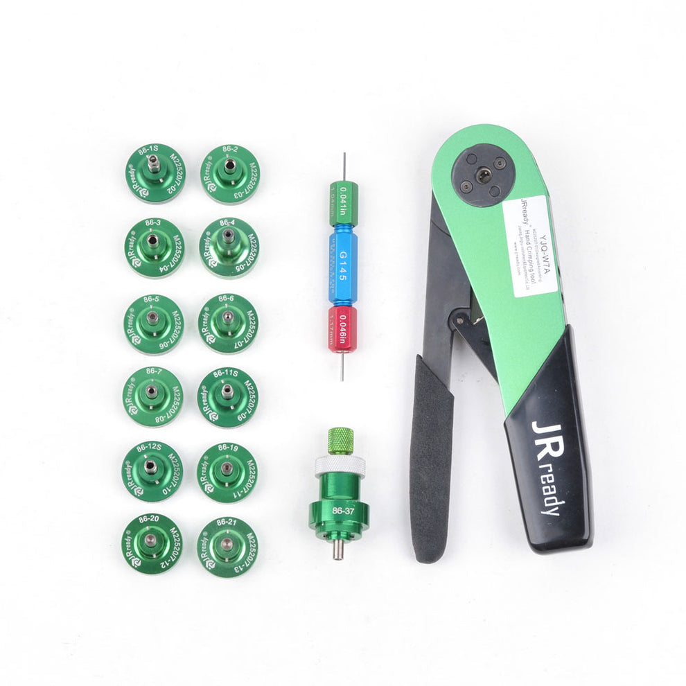 JRready ST1049: YJQ-W7A(M22520/7-01) Crimper+13 86 Series Positioners+ ...