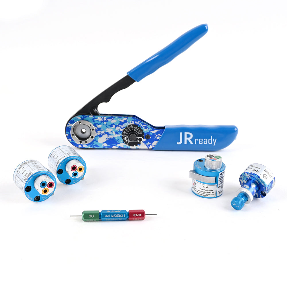 JRready YJQ-W2A Standard Adjustable Indent Crimp Tools Mil Spec Crimpe MIL-C-22520/1-01 – JRDTOOLS
