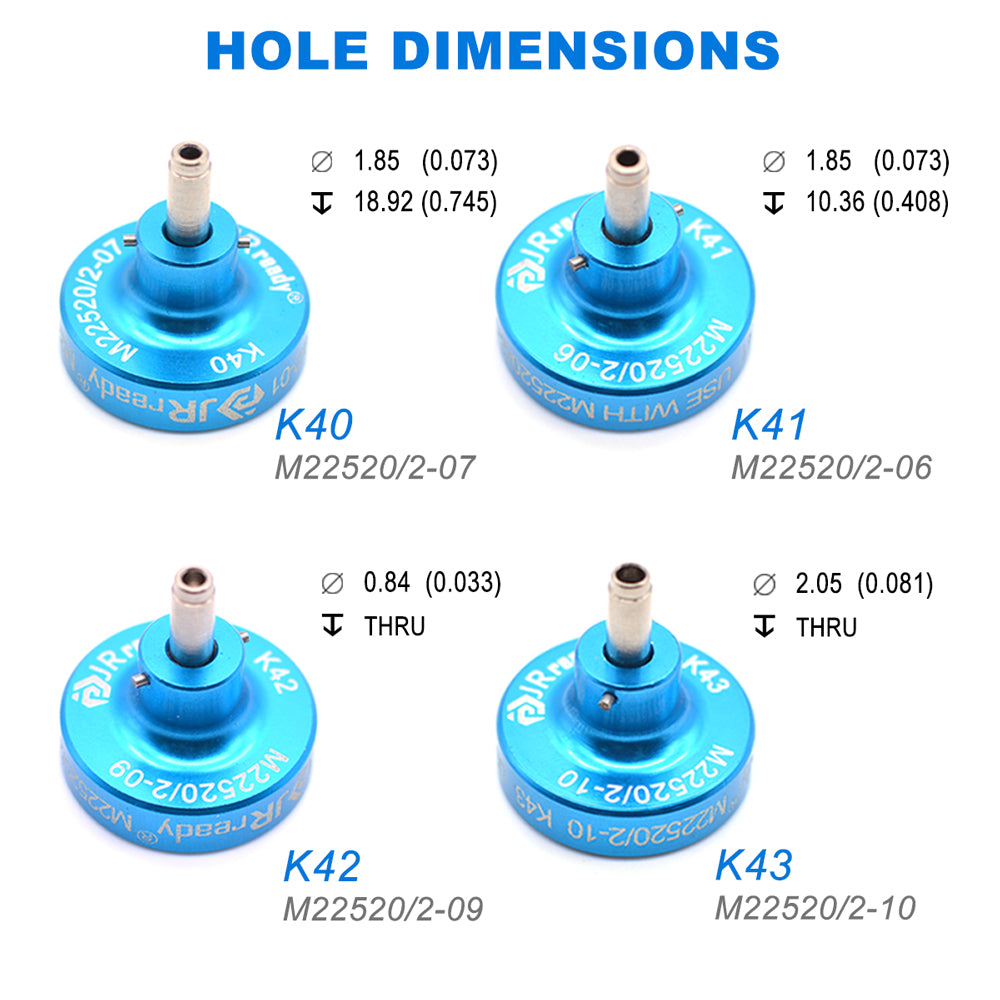 JRready ST2139 TOOL KIT(NEW-AS2 Colorful Small Size Crimper M22520/2-0 ...