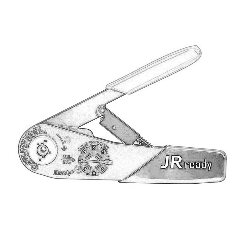 JRready Miniature Adjustable Crimper YJQ-MH992 Fine Tipped Crimp Tool ...